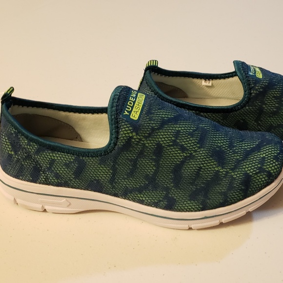 Yudeng | Shoes | Yudeng Limegreen Soft Shell Walking Shoes | Poshmark